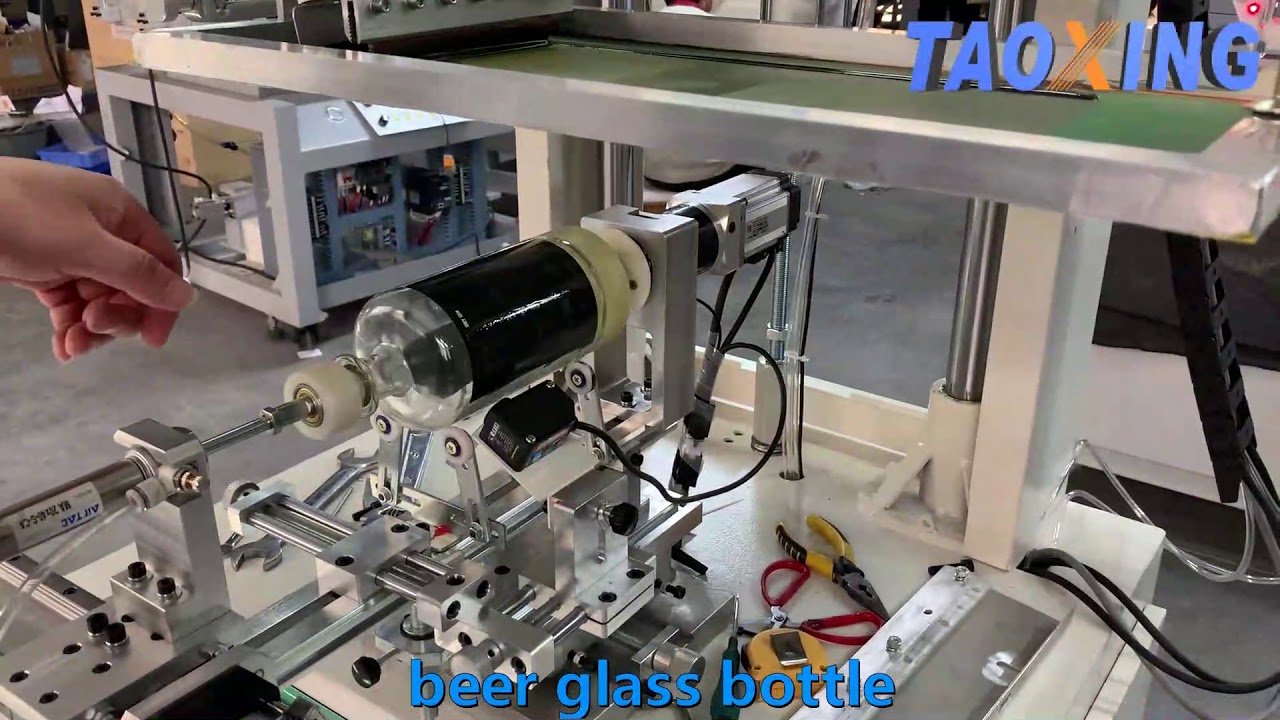 multi color cylindrical silk screen printing machine with cnc auto ...