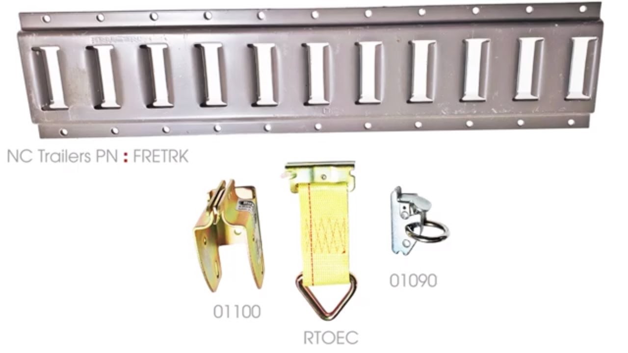 Trailer Cargo Control - E-Track and Accessories - YouTube
