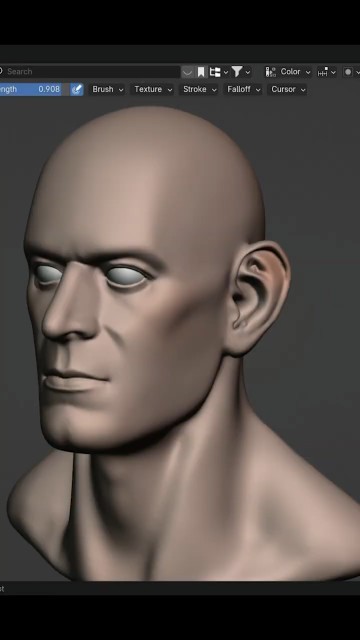 Bald Dexter Morgan #blender #dexter - YouTube