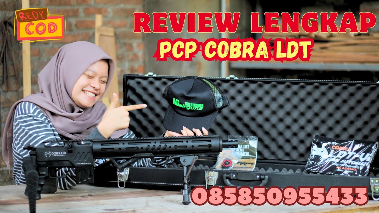 SENAPAN ANGIN PCP SEMI OTOMATIS COBRA LDT LARAS DALAM TABUNG - YouTube