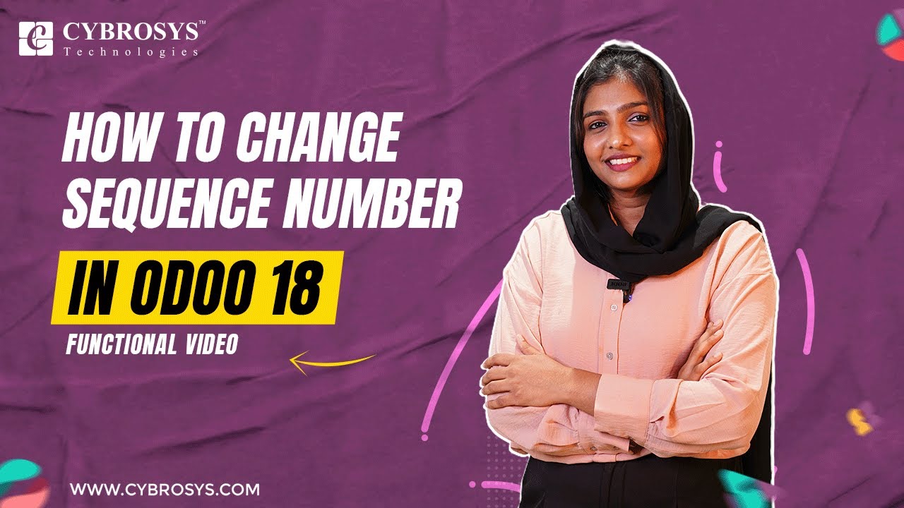 How to Change Sequence Number in Odoo 18 Sale Order | Odoo 18 Sales Tutorials | Odoo 18 New ...
