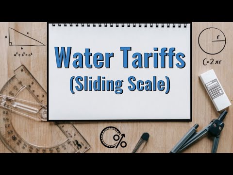 TARIFFS | Calculating Water Costs | Sliding Scale - YouTube