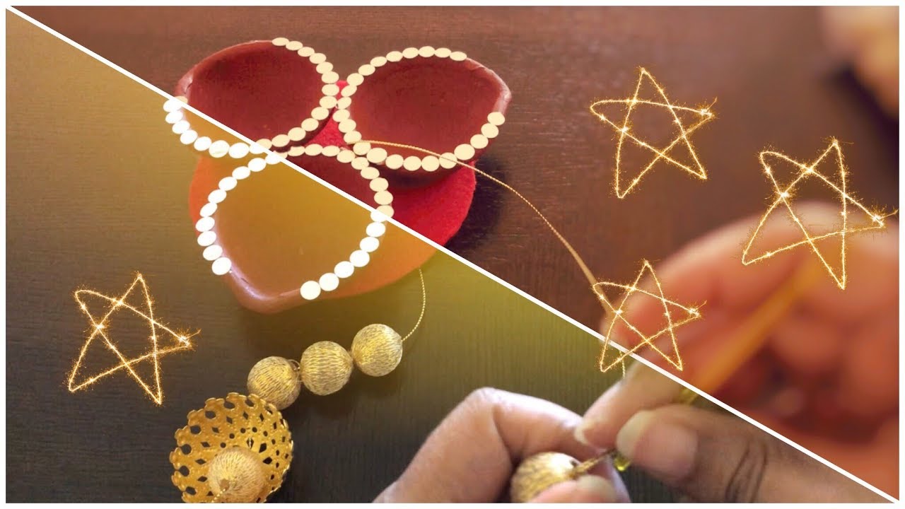 simple and easy diy Diwali diya decoration idea | diy Diwali crafts ...