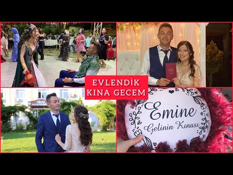 EVLENDİK! 👰🏼‍♀️🤵🏻‍♂️ Kına Gecemden Unutulmaz Anlar 💃🏼