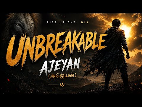 🔥 UNBREAKABLE – AJIYAN | Tamil Motivational Song | SongNest Studio