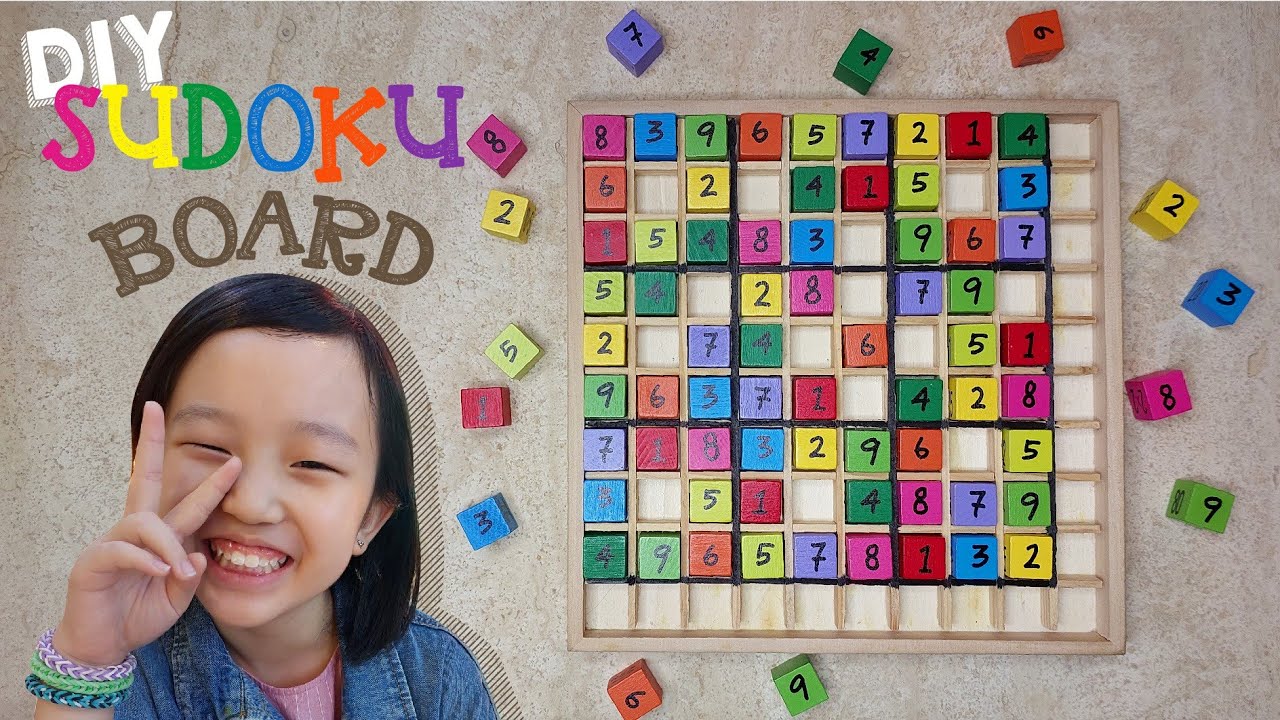 Colorful SUDOKU Puzzle Board #sudoku #puzzle #games - YouTube