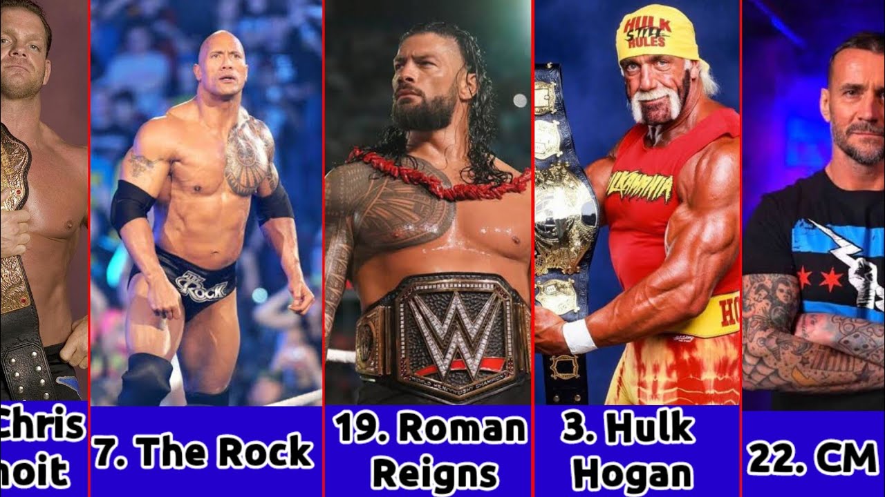 Greatest WWE Male Superstars in History🔥 | 30 Greatest WWE Superstars ...