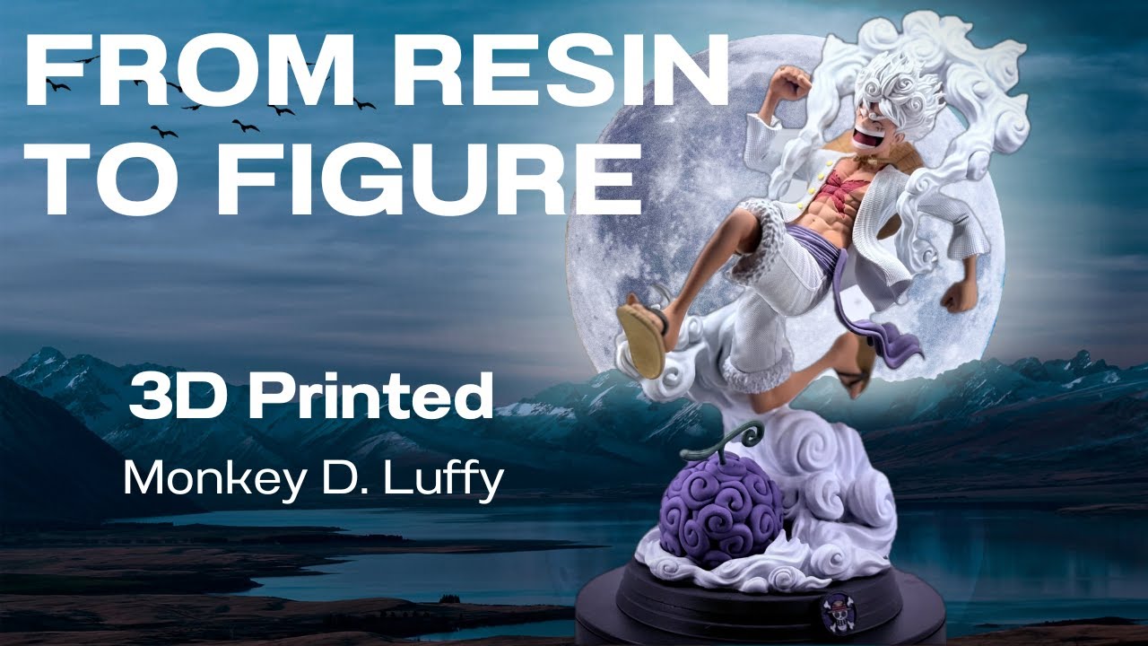 3D PRINTED Monkey D. Luffy – From Resin to Figure - YouTube