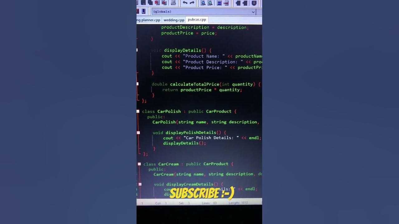car products IDE dev c++ #cppprogramming - YouTube