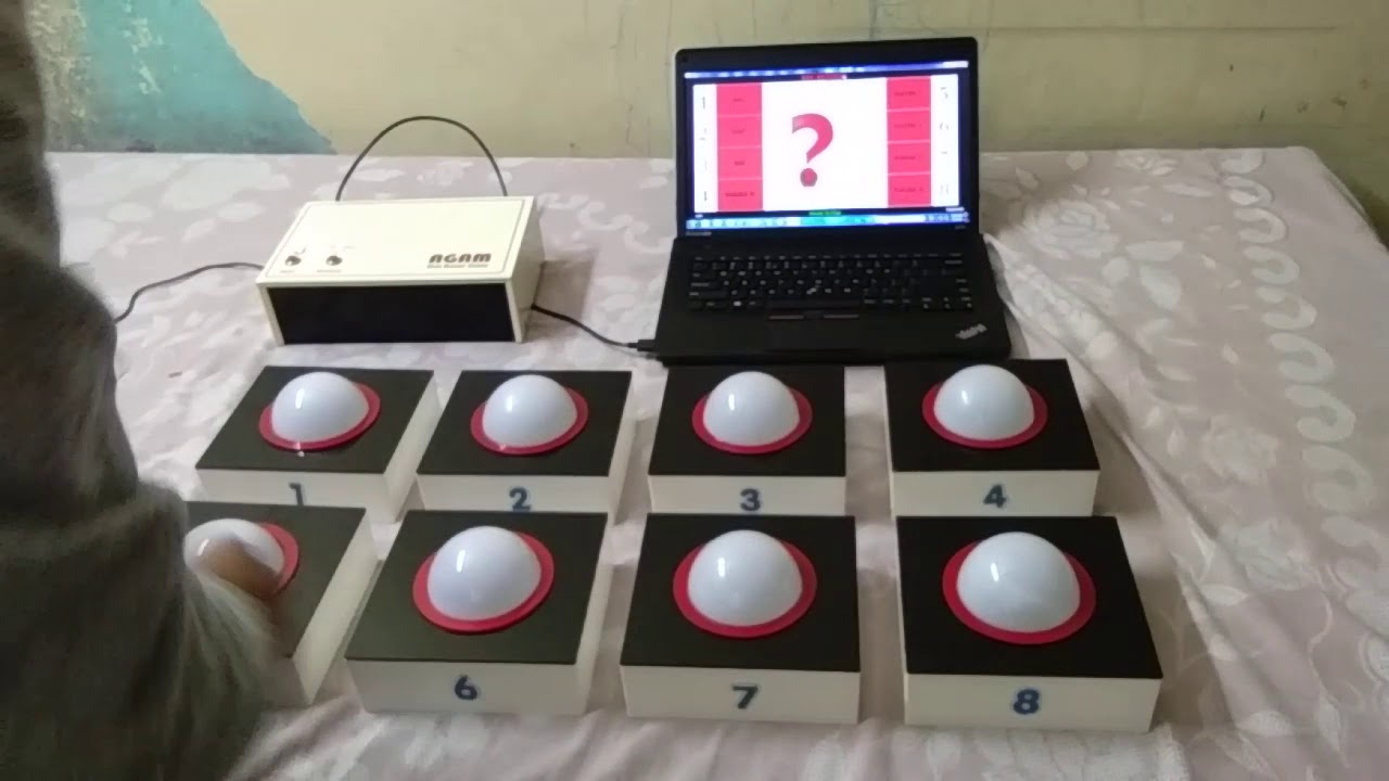 Wireless Quiz Buzzer Game System - YouTube