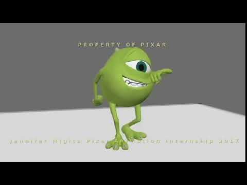 |Monsters Inc| Mike Wazowski Test Animation with Sound Part 5
