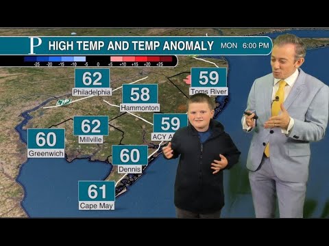 Future Meteorologist Ray joins Joe Martucci for Monday night forecast ...