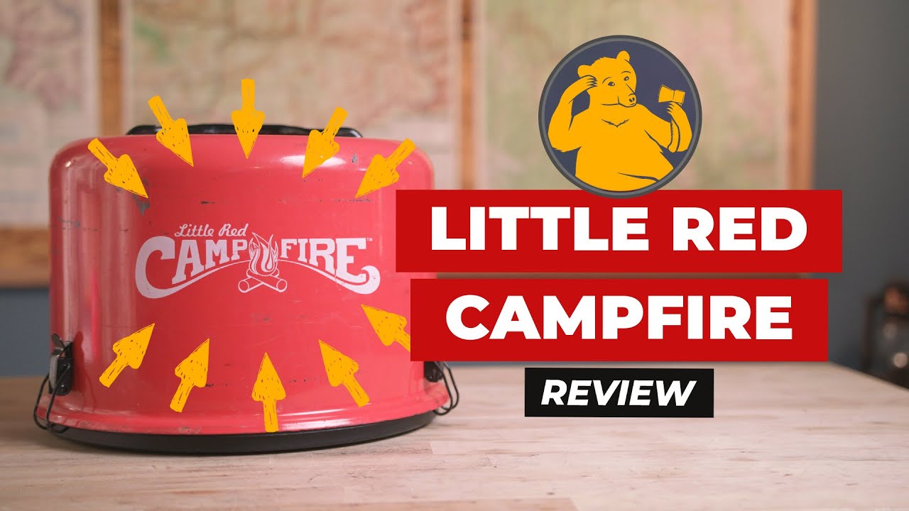 Little Red Campfire - Propane Campfire Review - YouTube