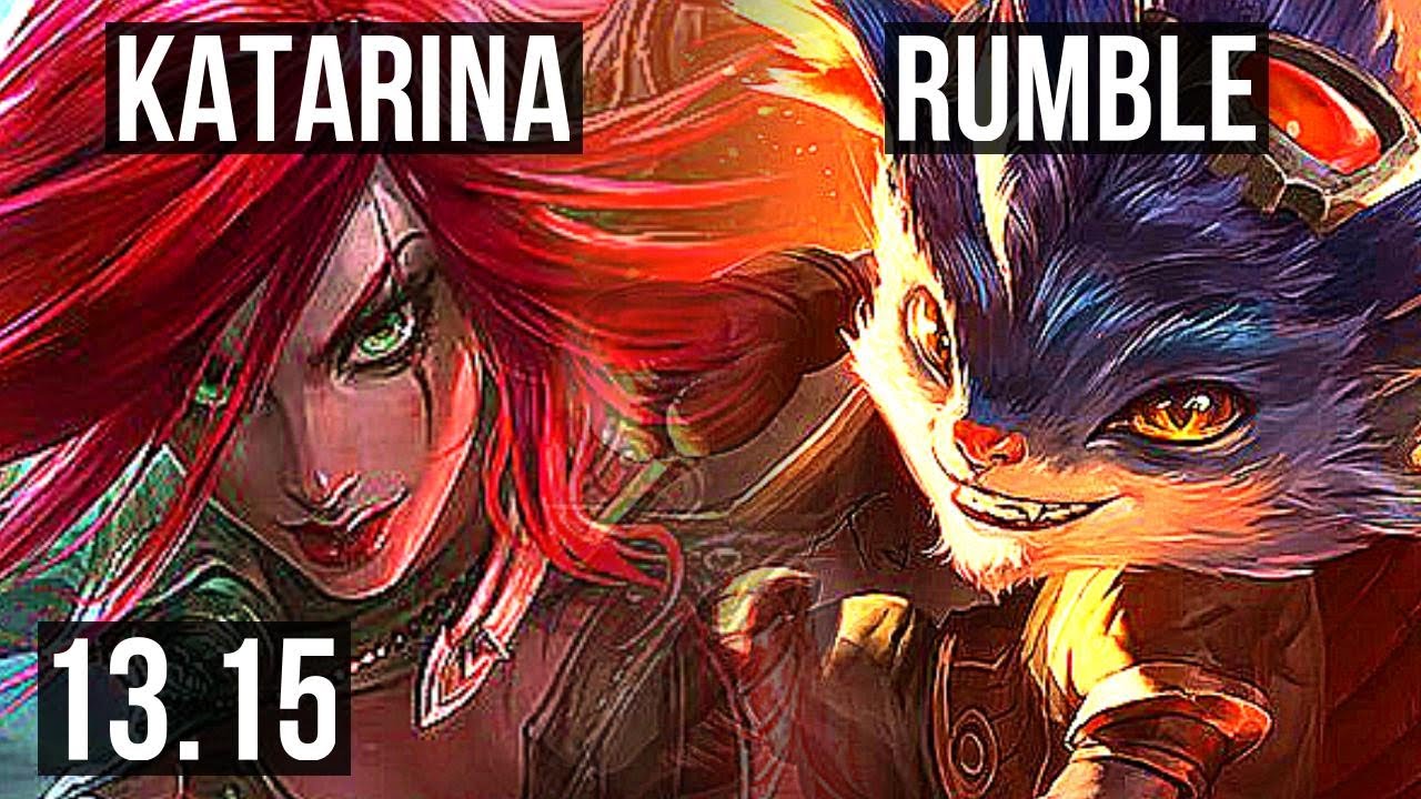 KATA vs RUMBLE (MID) | 6 solo kills, 1.7M mastery, 400+ games | EUW ...