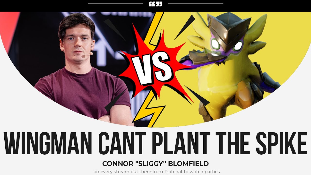WINGMAN CAN'T PLANT THE SPIKE!? - YouTube