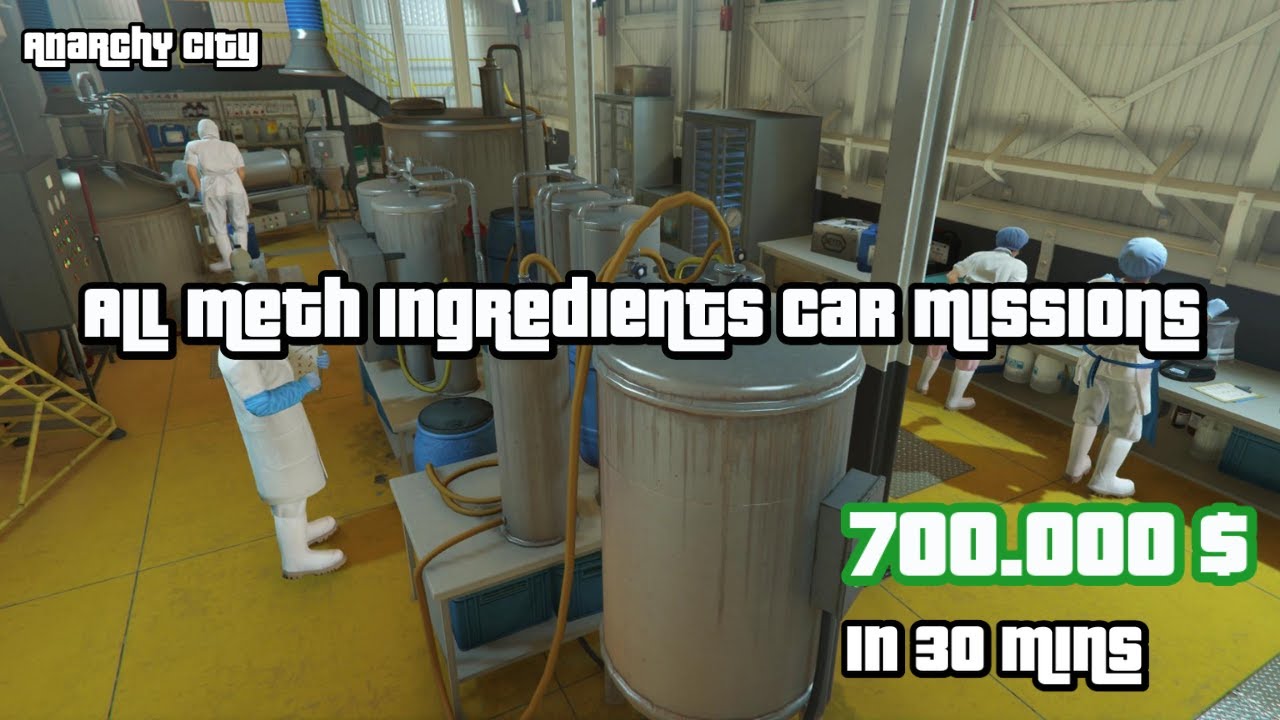 [Anarchy City FiveM] All Meth Ingredients Car Missions ! - YouTube