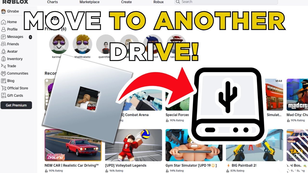 How To Move Roblox To Another Drive - Full Guide - YouTube