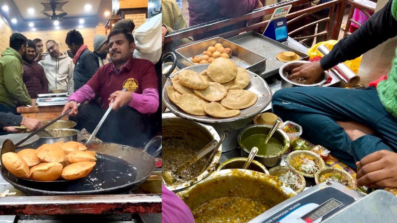 The Ram Bhandar ki Famous Kachori Sabji With Jalebi | Ram Bhandar ...