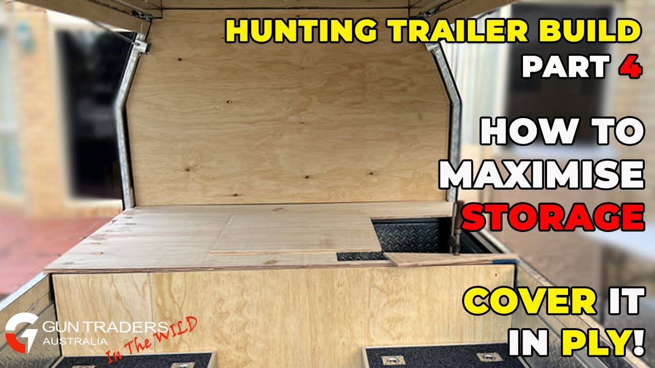 Hunting Trailer Build - Timber Cladding - YouTube