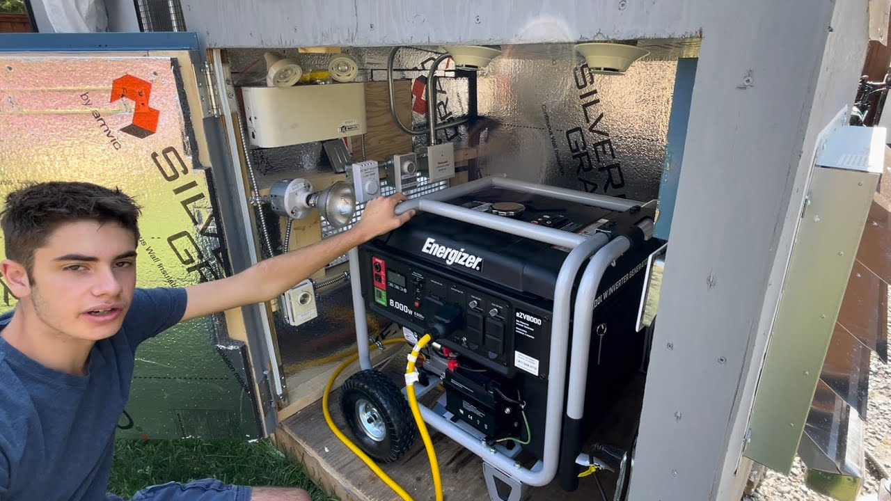 Weekly generator test startup and load transfer with large heating load ...