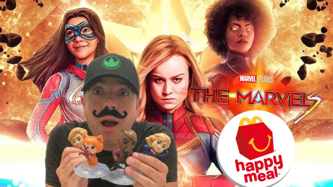 MCU The Marvels McDonald’s Happy Meal toys | Nick Fury & Princess Carol ...