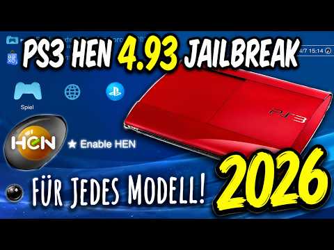 PS3 Jailbreak/HEN 4.93 Installation für alle Modelle | Komplettanleitung 2026