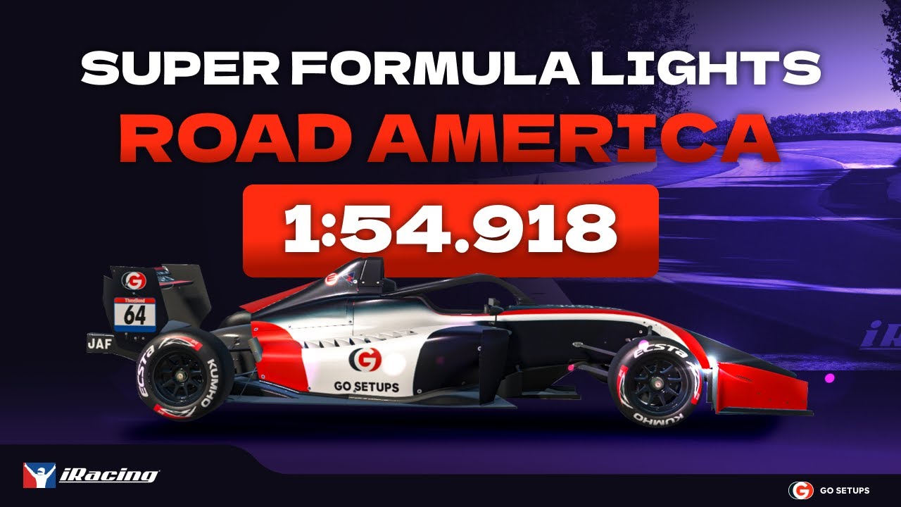 iRacing | Super Formula Lights - Road America - Formula C - 2025 S3 ...