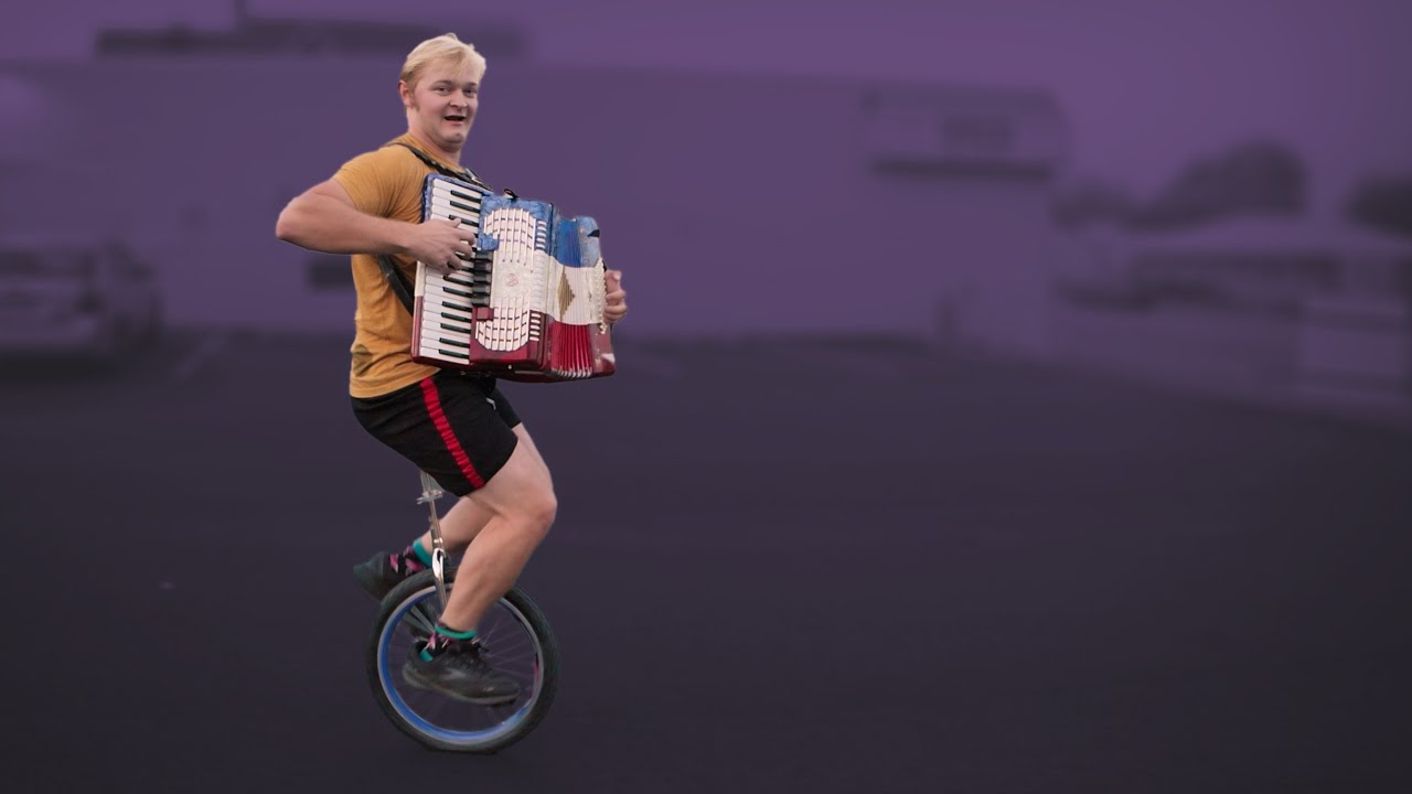 Steve Solkela | "Skol, Vikings" (Accordion & Unicycle Performance ...