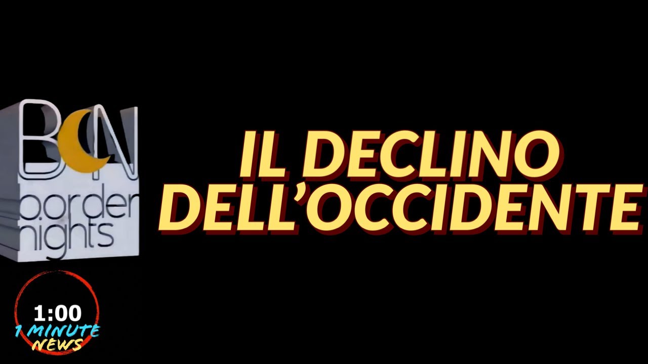 IL DECLINO DELL'OCCIDENTE - PEDRO MORAGO - 1 MINUTE NEWS - YouTube