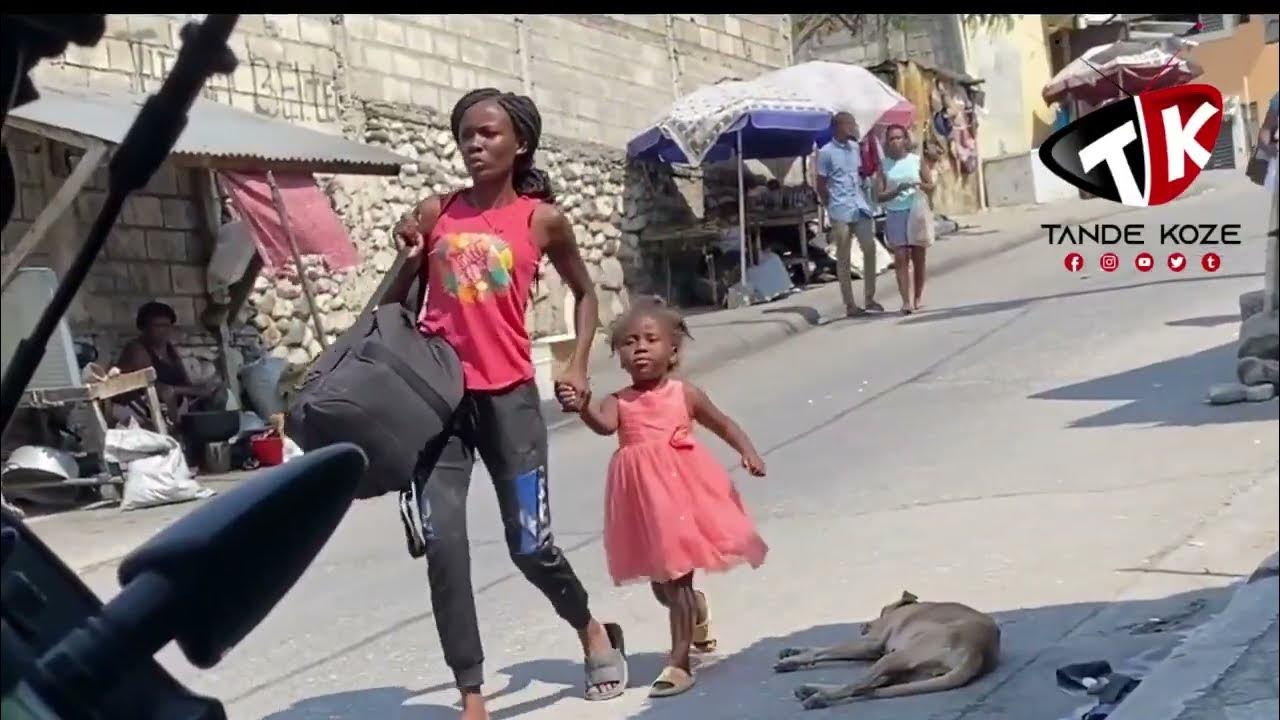 Anpil moun oblije kouri kite kay yo zòn bèlè akòz kout bal k ap fè mikalaw.. - YouTube