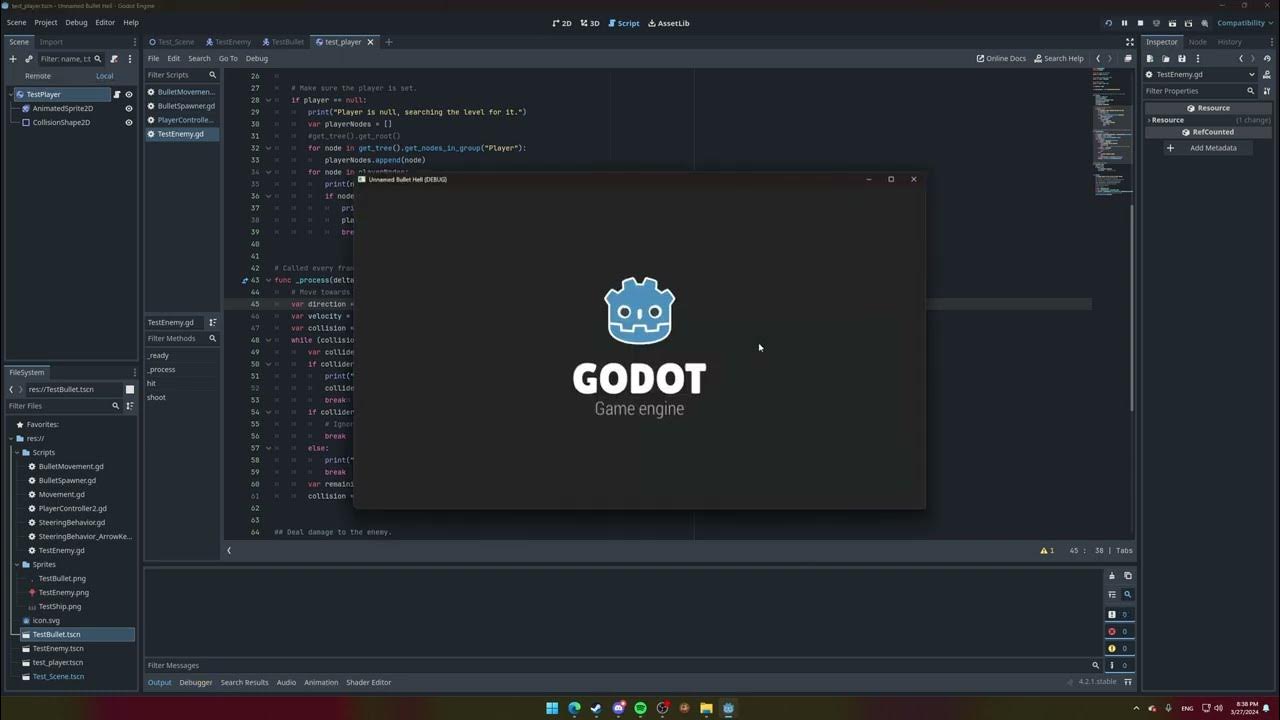 Unnamed Bullet Hell Devlog #6 - 3/27/2024 - YouTube