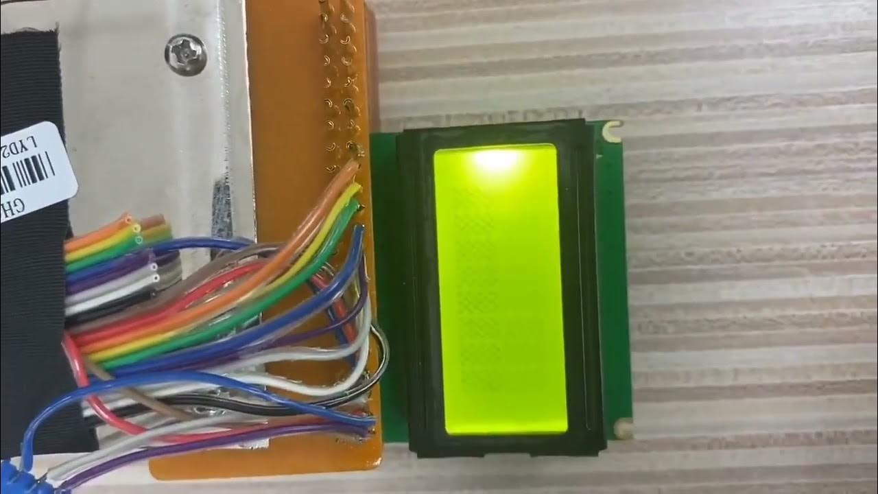 8x2 character LCD display run by 8 characters x 2 lines, LCD Display ...