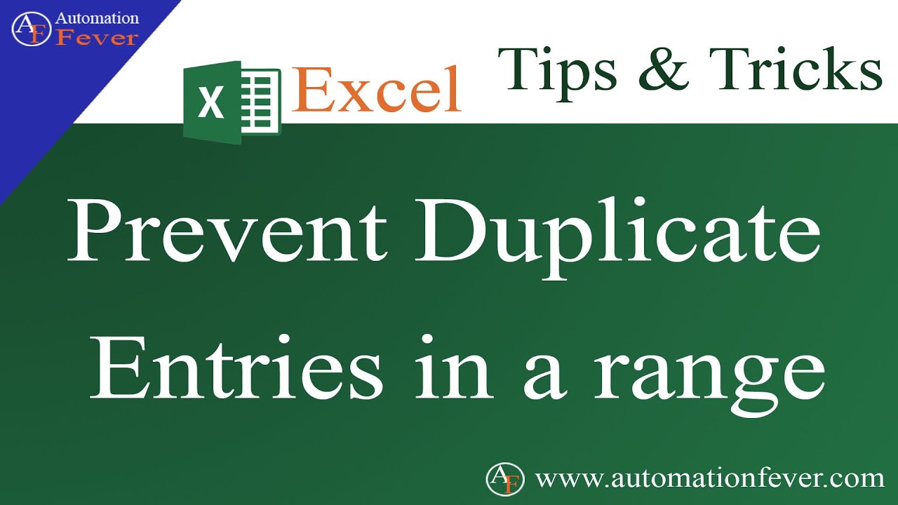 Prevent Duplicate Entries Excel Tips Tricks Hindi YouTube prevent-duplicate-entries-excel-tips-tricks-hindi-youtube