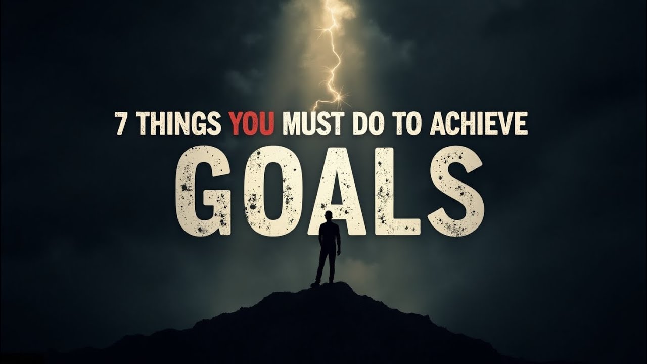 How to Achieve Your Goals: 7 Essential things for success (Motivational ...