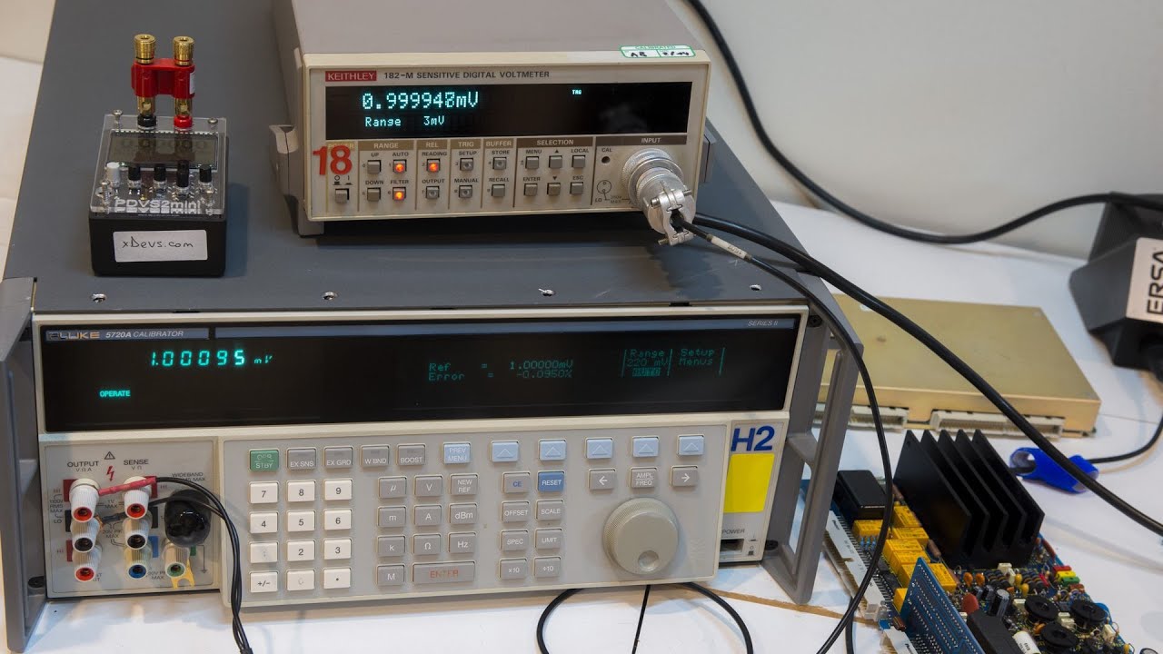 Lab livestream : Keithley 182-M and Fluke 5720A (H2) - YouTube