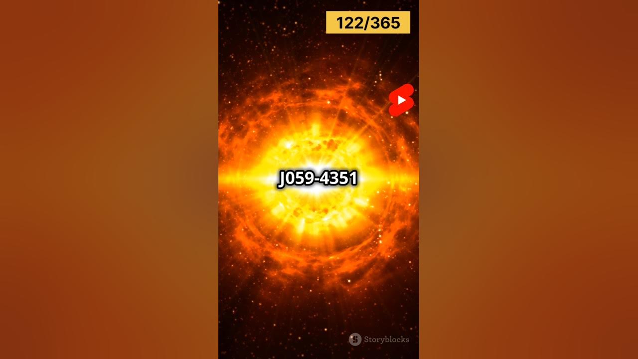 Sun vs Black Hole vs Quasar J059-4351 Cosmic Showdown ! #shorts #sun #space #solarsystem - YouTube