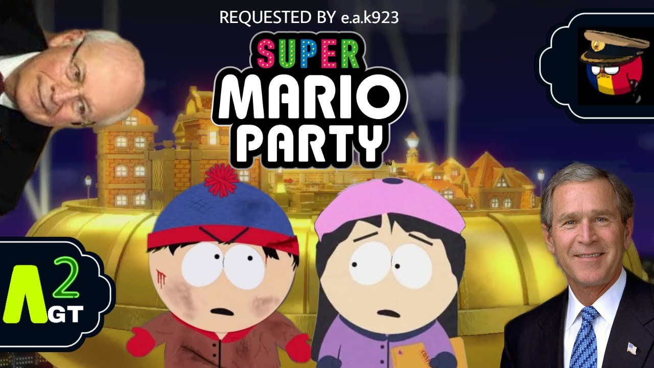 US Presidents play Super Mario Party ft. Stan & Wendy - YouTube