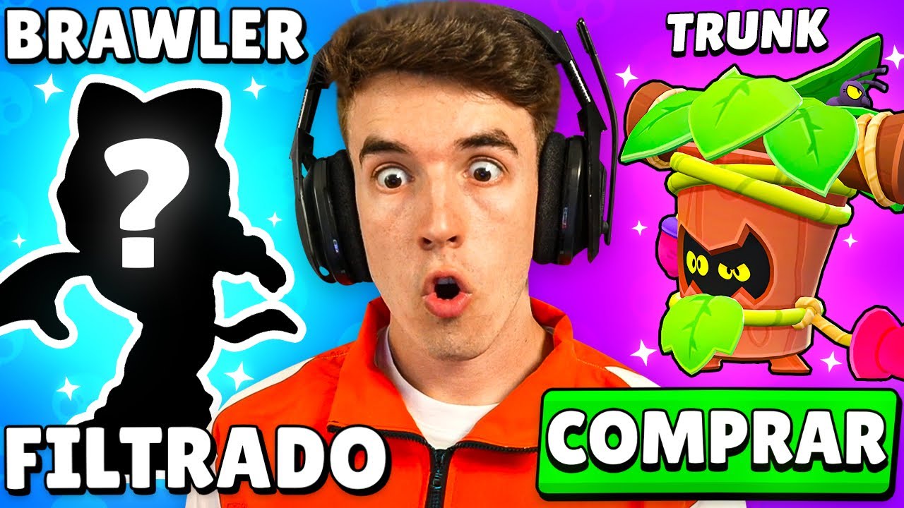 NUEVO BRAWLER FILTRADO Y COMPRO a TRUNK en BRAWL STARS - YouTube