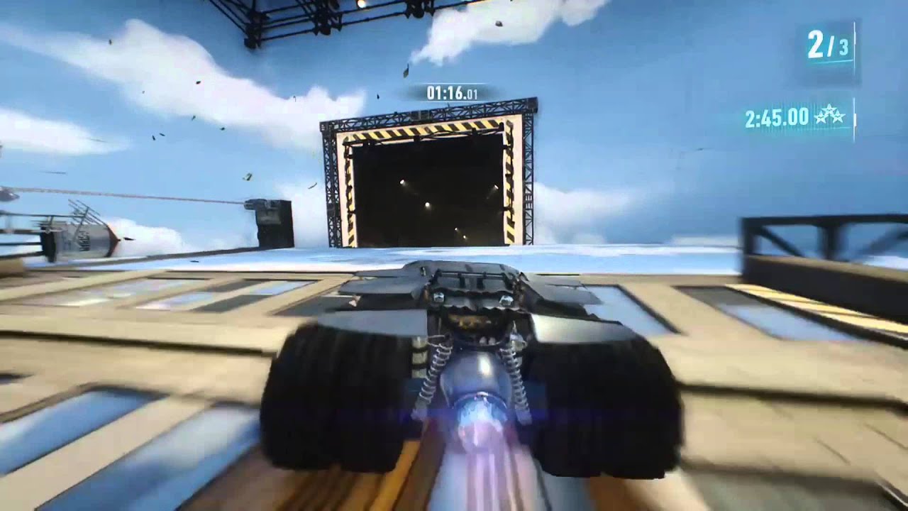 Batman: Arkham Knight - Batcave Set 3 Lap Race AR Challenge - 3 Stars w ...