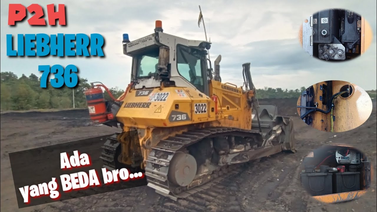 P2h Dozer LIEBHERR 736 - YouTube
