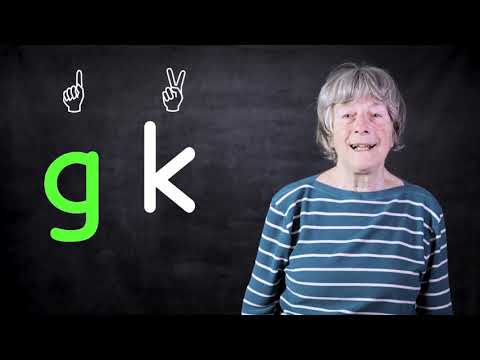 Einfache Konsonanten - 25 G + K