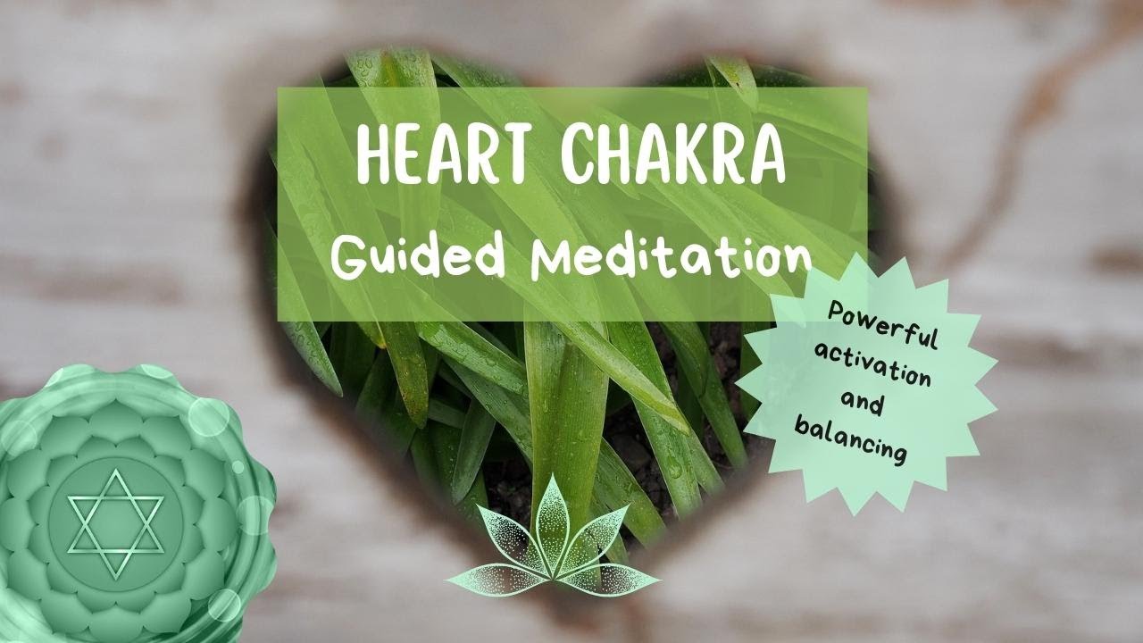 Heart chakra guided meditation balancing healing 💚💚💚 - YouTube