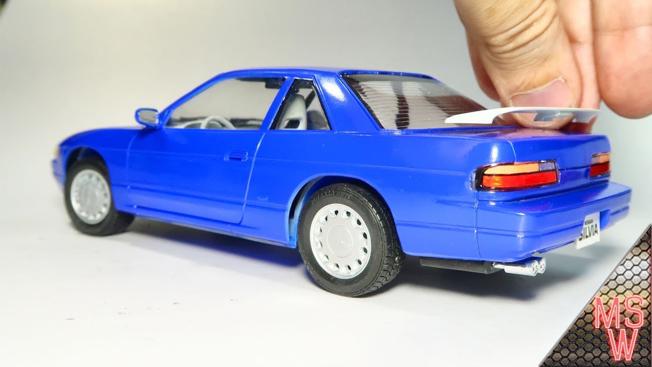 Nissan Silvia 1989 realistic model car Building Step by Step Part 2 ...