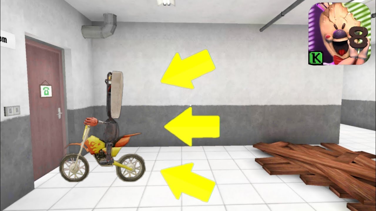 Ice Scream 8: Prototype Rod On Small Motorbike To Capture Everyone ...