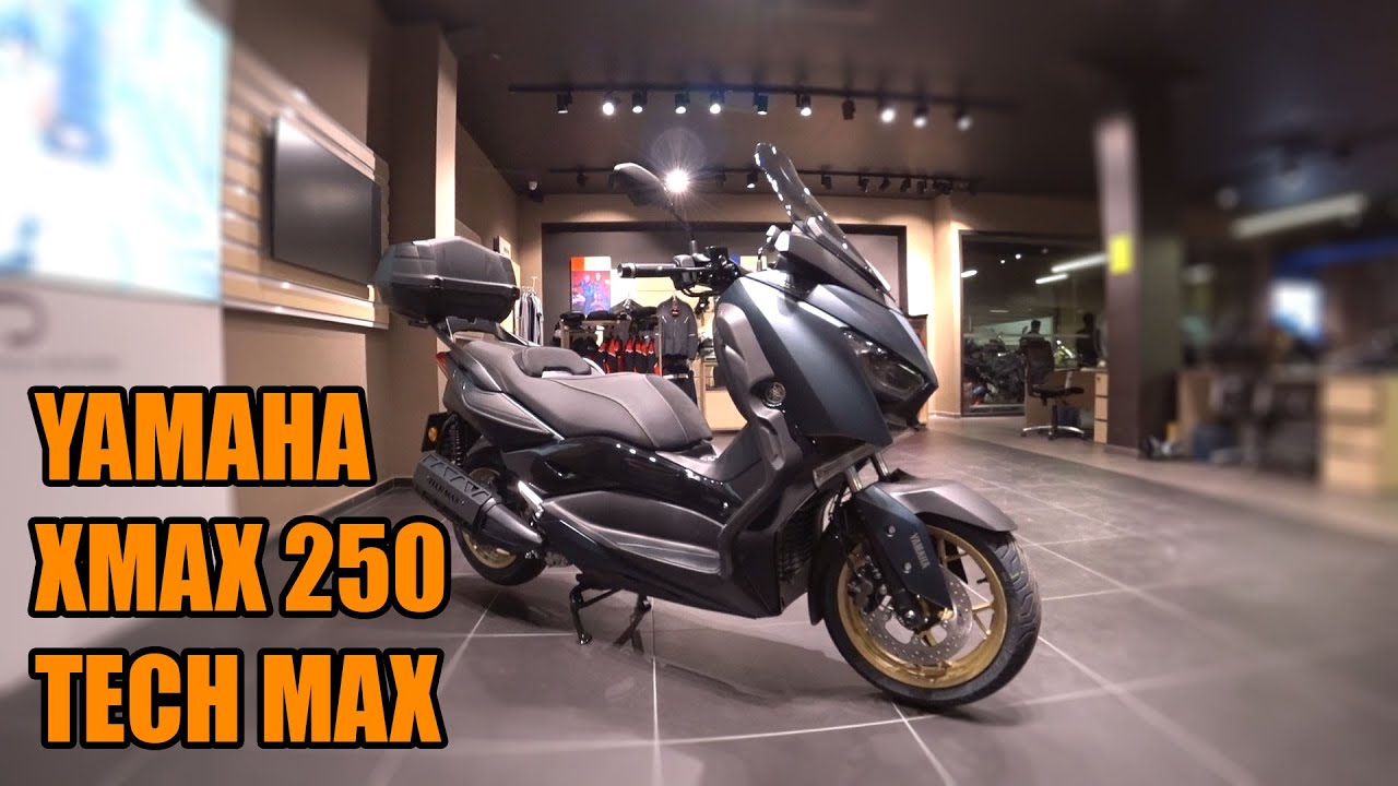 Yamaha Xmax 250 Tech Max - YouTube