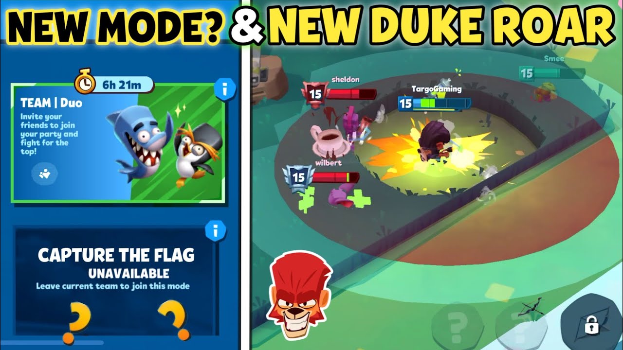New Game Mode? & New Duke Roar Zooba | TargoGaming - YouTube