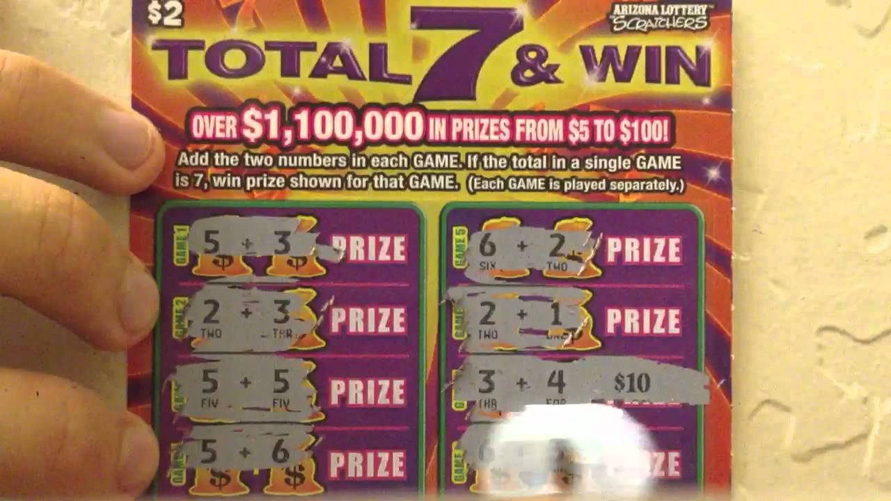 Total 7 and Win Scratch Ticket 17i4 - YouTube