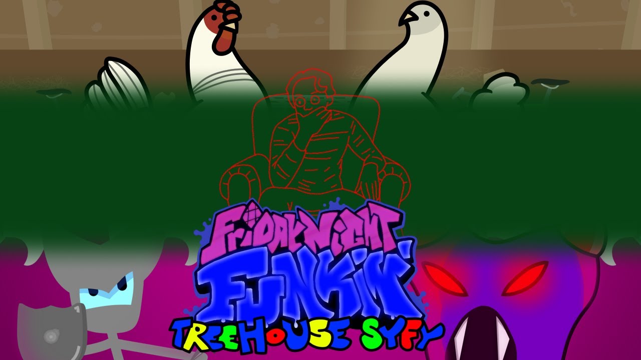 Friday Night Funkin' - V.S. Treehouse Syfy: Chicks / Gut Busters ...