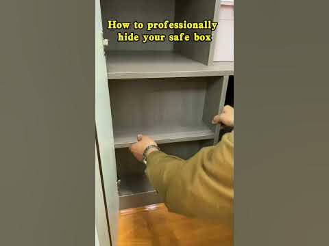 How to professionally hide your safe box.#safebox #safe #money #fyp # ...