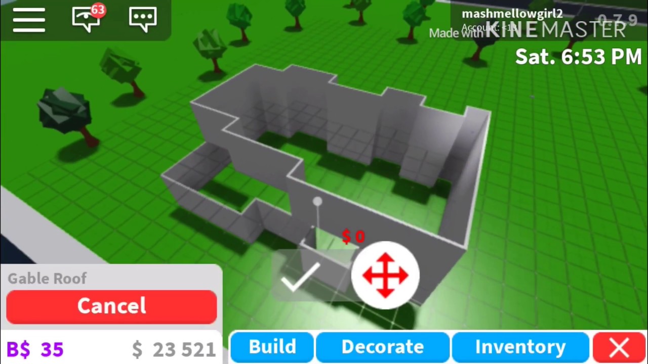 How to make a blockburg 2 story house(TY for 20 subs) - YouTube